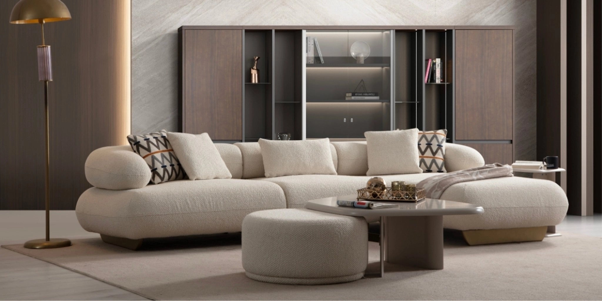 Glamour Relax Corner Set– AxeFurniture - Turkish Furniture Design
